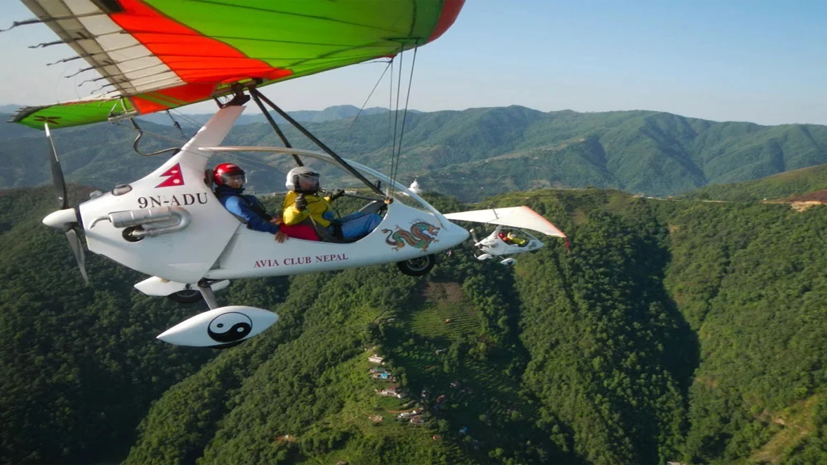 Ultralight flight in Pokhara cost, Package, itinerary